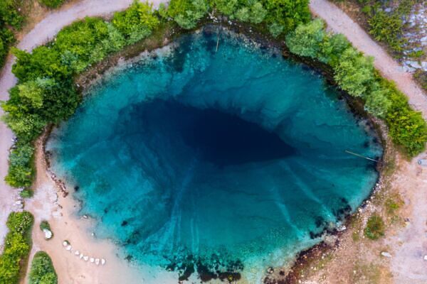 The Natural Spring Is Called the 'Eye of the Earth' for Good Reason