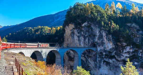 How to See the Swiss Alps Via the Beautiful Albula Railway