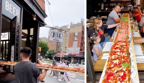 Biga Bite Is Home to New York City's 10-Foot Pizzas