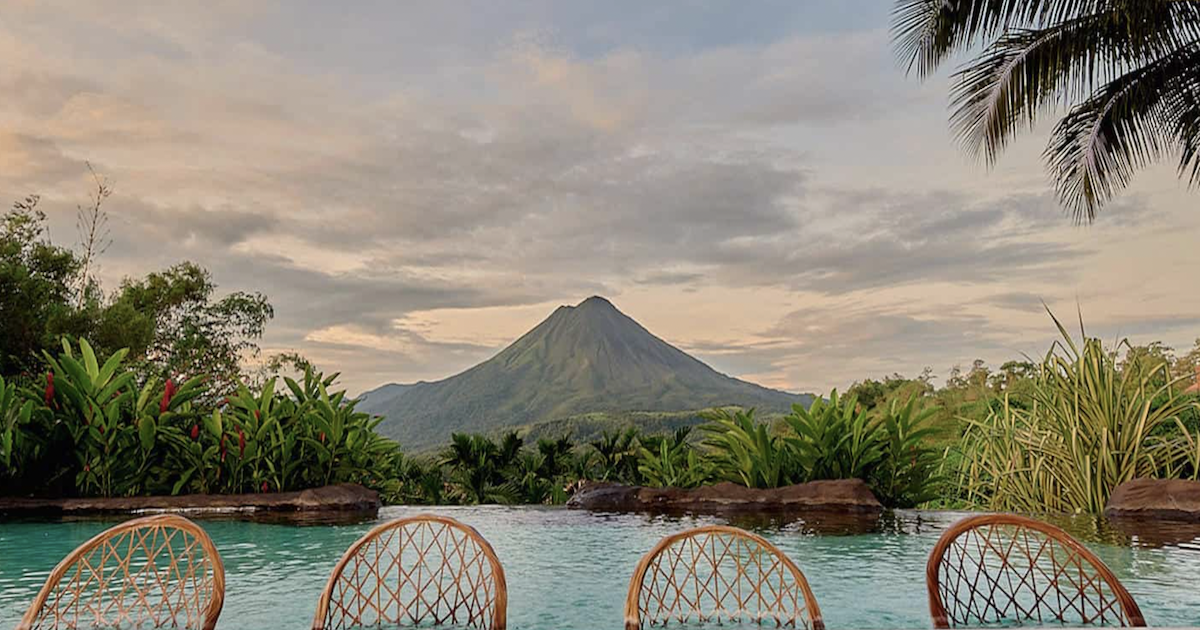 Take in Volcano Views From The Springs Resort & Spa in Costa Rica