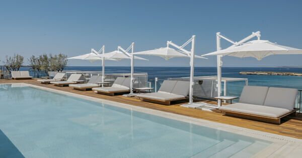 Villa Le Blanc in Menorca Has Rooms With Private Pools