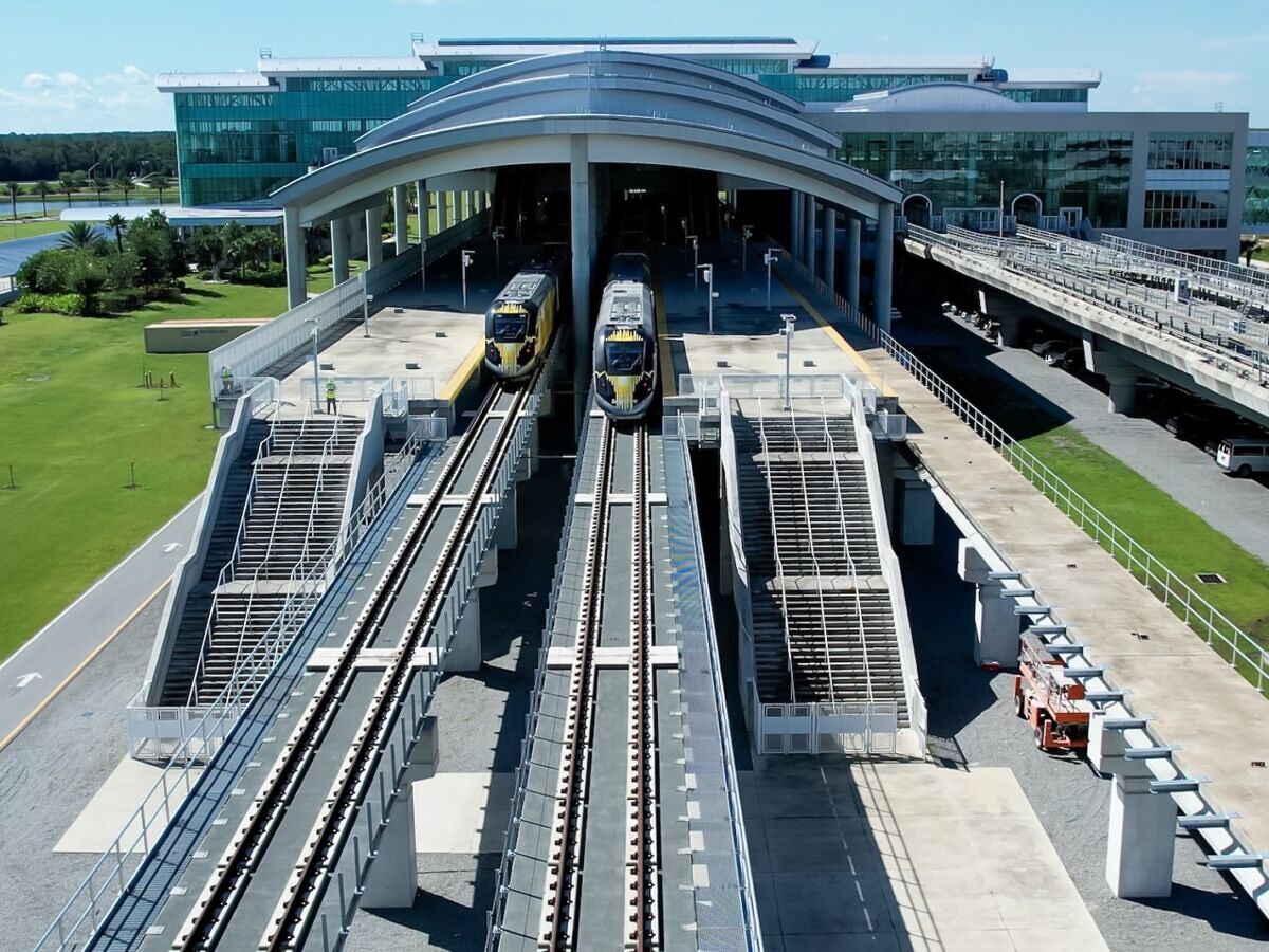What It's Like to Ride Florida's Brightline Orlando Train to Miami
