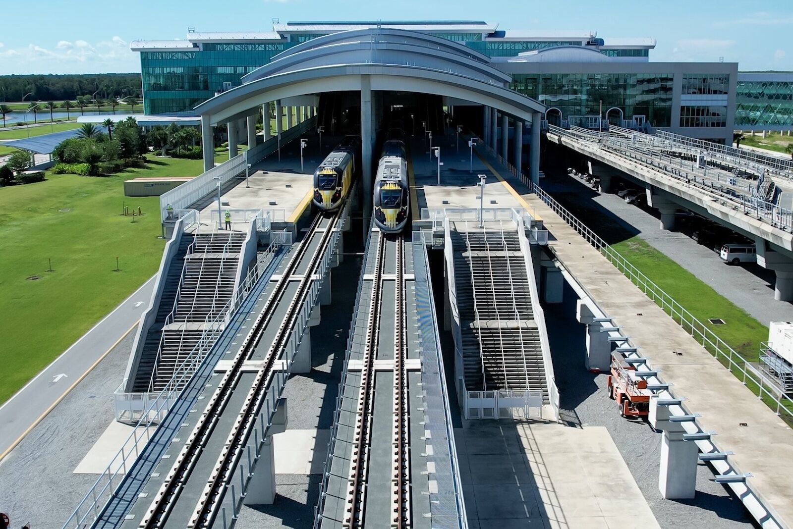 What It's Like to Ride Florida's Brightline Orlando Train to Miami