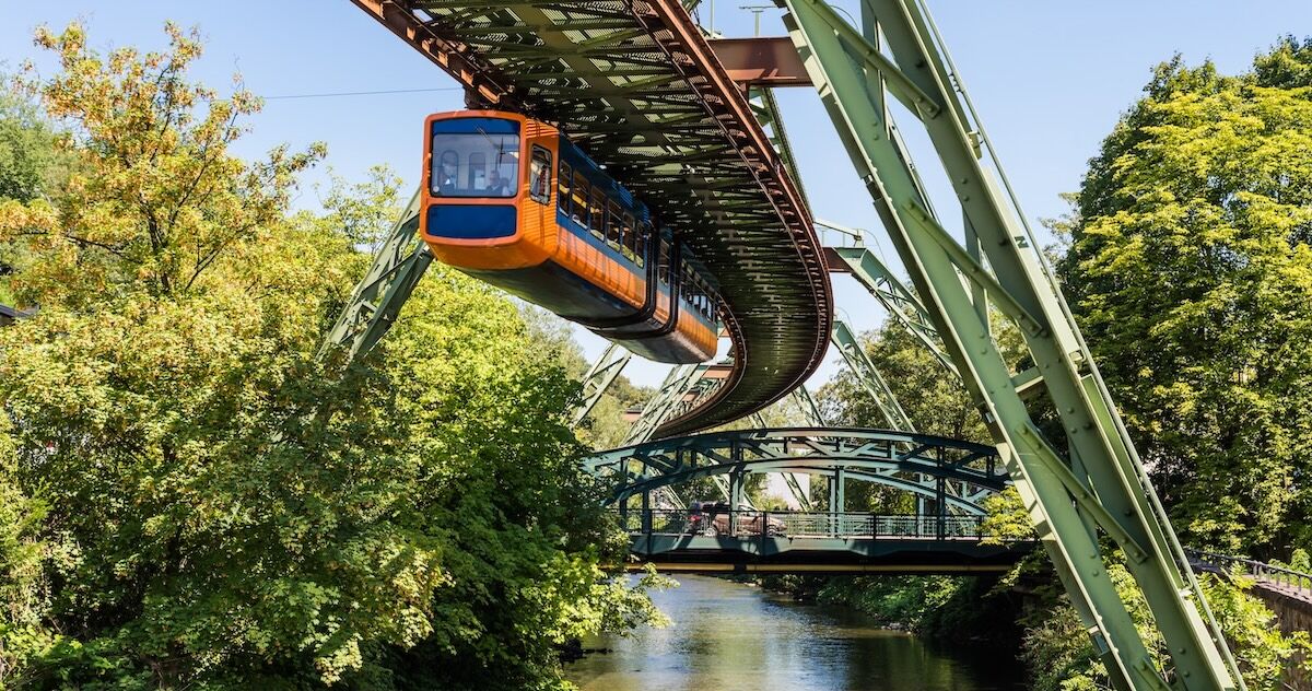 Wuppertal, Germany, Is Home to an Upside-Down Train