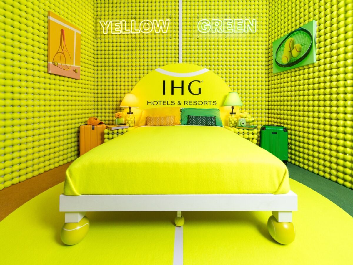 The ' IHG Rally Room' Takes Bright Green (or Yellow) To Another Level