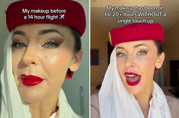 Flight Attendant Shares the Makeup Products She Uses to Look Fresh