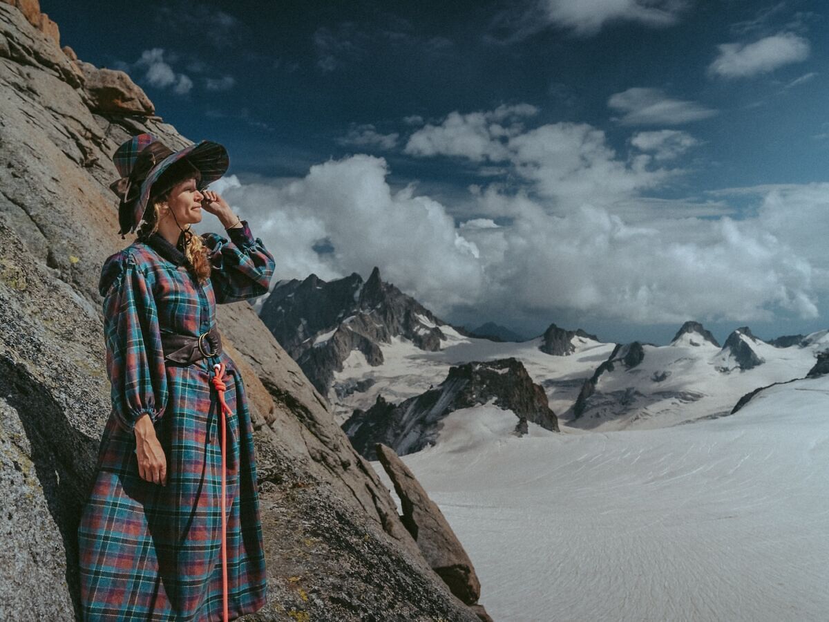 Meet Lise Wortley, the Woman Who Hiked Mont Blanc in Vintage Bloomers