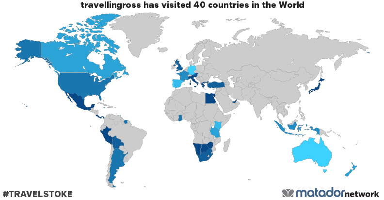 Travel Map | travellingross